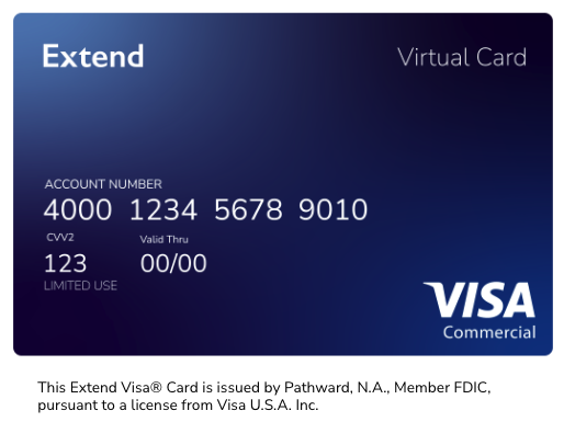 Virtual Card Overview – Extend Merchant Support